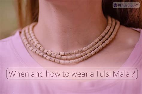 When and How to Wear a Tulsi Mala: Rules You Must Know Before Wearing ...
