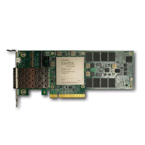 fpga accelerator board hosts xilinx kintex ultrascale