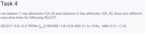 let relation r1 has attributes r1 a b and relations