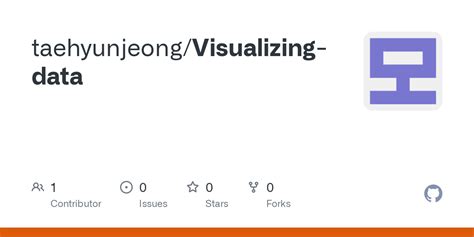 GitHub Taehyunjeong Visualizing Data