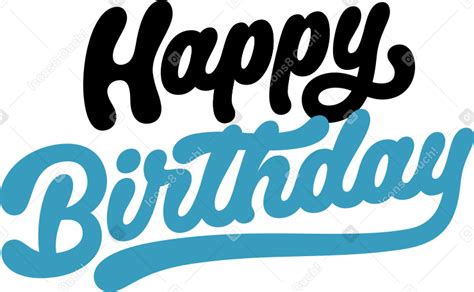 생일 축하 문자를 쓰다 Png Svg