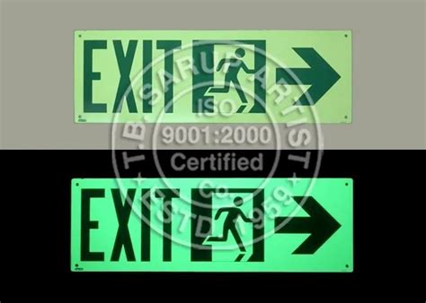 Photoluminescent Exit Signs In New Delhi By T B Sarup Artist ID