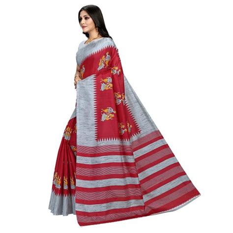 Rekha Maniyar Present Khadi Silk Saree With Kalamkari Print Jiomart