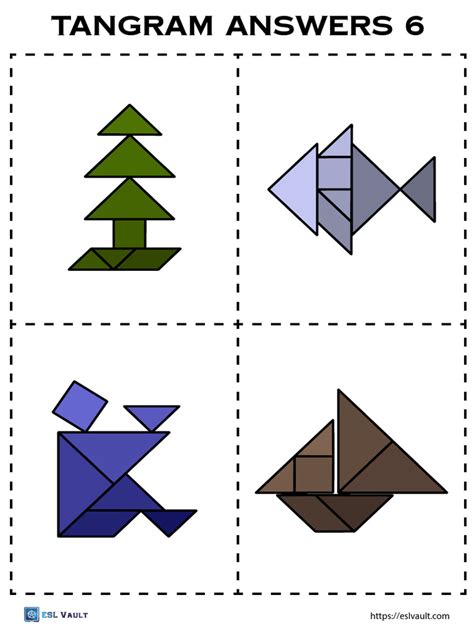 Free Tangram Puzzles Answers 6 Pdf