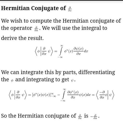 Find The Following Hermitian Conjugate