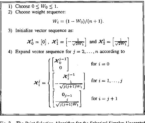 figure 1 from the spherical simplex unscented transformation semantic