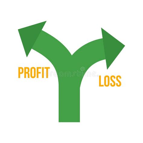 profit loss stock vector illustration of information 90339102