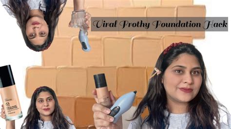 Viral Tiktok Frothy Foundation Hack Makeup Hack Did It Work Youtube