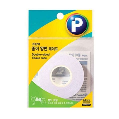 종이 양면 테이프 리필 24mm 10m 4p 다목적 접착 홈플러스 택배배송