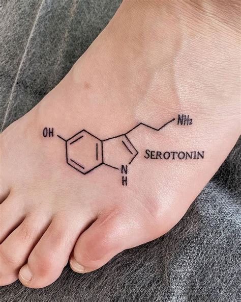 Serotonin Molecule Tattoo Meaning Symbolism And Significance