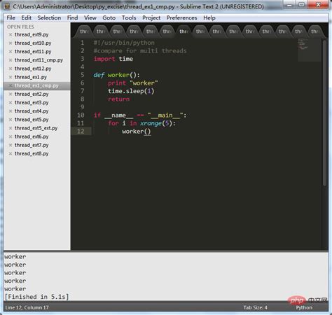 How To Use The Threading Module In Python Python Tutorial Phpcn