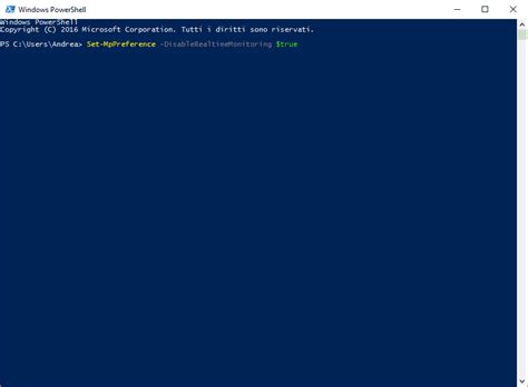 Disabilitare Scansione Realtime Windows Defender Da Powershell Tasoft