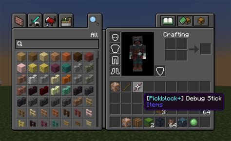 Pickblock Minecraft Bedrock Scripts Curseforge