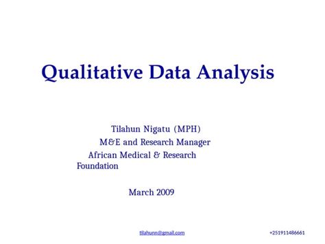 Qualitativedataanalysis 120306182822 Phpapp02pptx