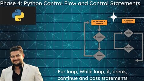part 4 python control flow and statements if for while loops break