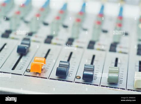 Mixing Console For Controlling The Volume Frequencies Of Musical