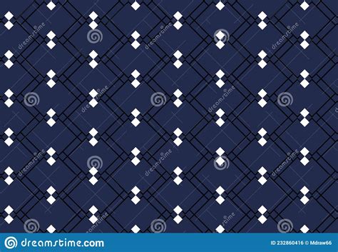 Vector Seamless Pattern Abstract Texture Background Repeating Tiles Three Colors Stock Vector