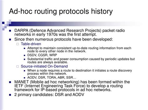 Ppt Ad Hoc Routing Powerpoint Presentation Free Download Id3748076