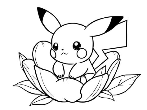 Pikachu Coloring Pages