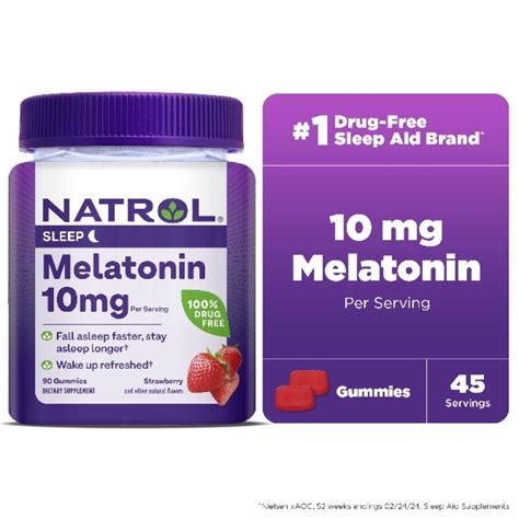 Jual Natrol Sleep Melatonin Gummies 10mg5mg Shopee Indonesia