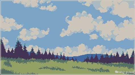 Clouds Pixel Art Pixel Art Landscape Pixel Art Games Pixel Art Tutorial