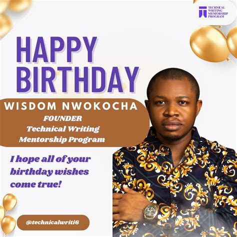Technical Writing Mentorship Program On Linkedin Happybirthday