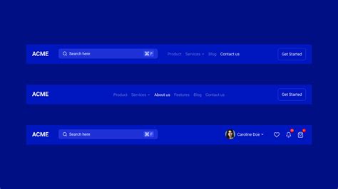 Header Menu Navigation Wireframe Template Figma Header Menu Navigation Wireframe Template Figma