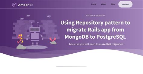 Using Repository Pattern To Migrate Rails App From Mongodb To Postgresql Rpostgresql