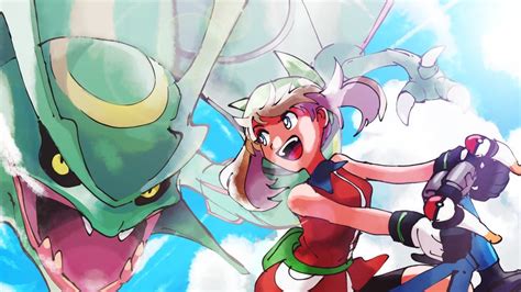 May And Rayquaza Pokemon And More Drawn By Tofu Tttto F Danbooru