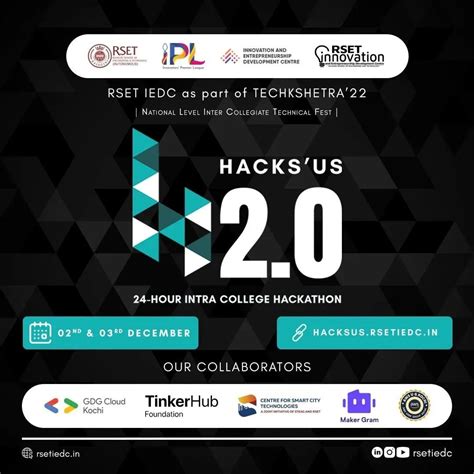 rset iedc on linkedin iedc rsetiedc hacksus hackathon gdgcochin