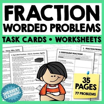 Fraction Problem Solving Equivalent Fractions Teaching Resources TPT