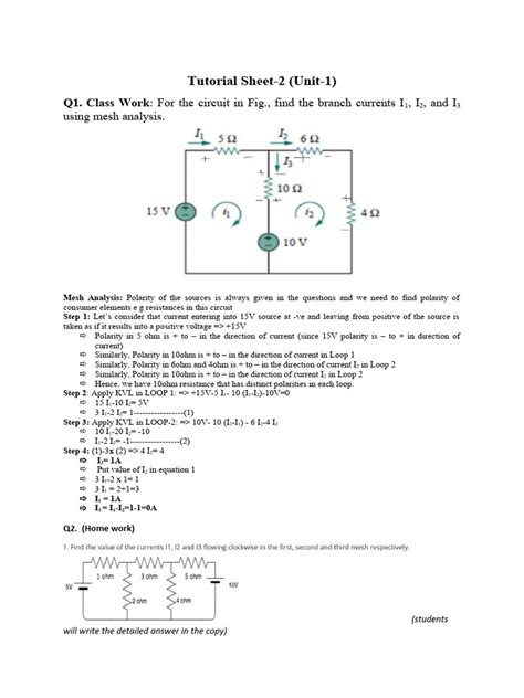 Tutorial Sheet2 Unit1 Pdf