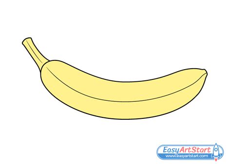 How To Draw A Banana Step By Step EasyArtStart