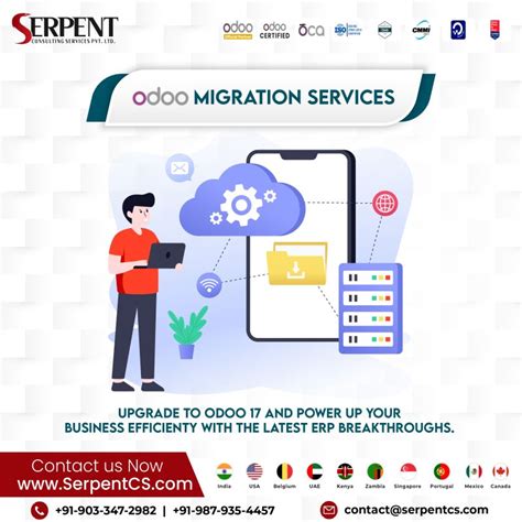 Serpent Consulting Services Pvt Ltd On Linkedin Odoo Erp Migration Services Odoo 17 Migration
