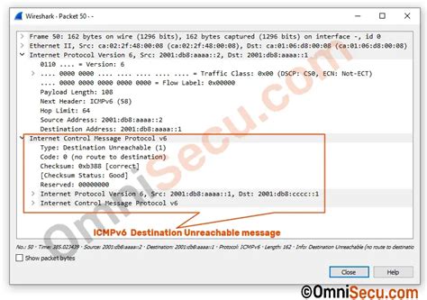 Icmpv6 Error Messages