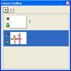 Frame Editor Layers Toolbar