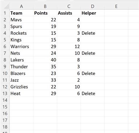 How To Delete Every Third Row In Excel With Example