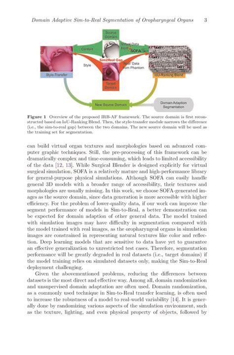 Domain Adaptive Sim To Real Segmentation Of Oropharyngeal Organs Deepai