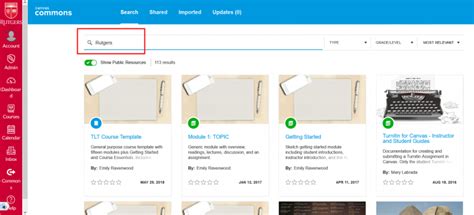 Canvas Commons Importing From Canvas Commons As An Instructor Canvas