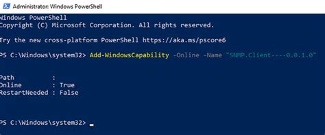 How To Enable Snmp Windows 10 Powershell
