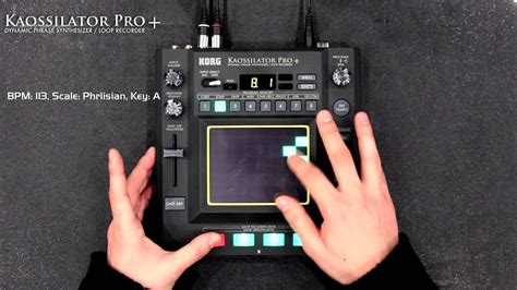 Korg Kaossilator Pro New Demonstration Electronica Youtube