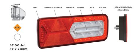 Vignal LC12 12 24V LED Rear Lamp Tail Lamp Dalroad