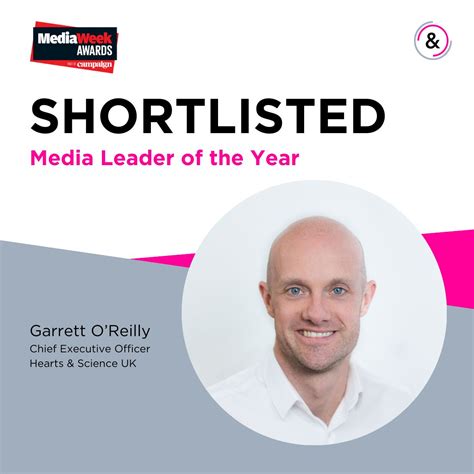 Garrett Oreilly On Linkedin Honoured And Humbled To Be Shortlisted Alongside Some Incredible