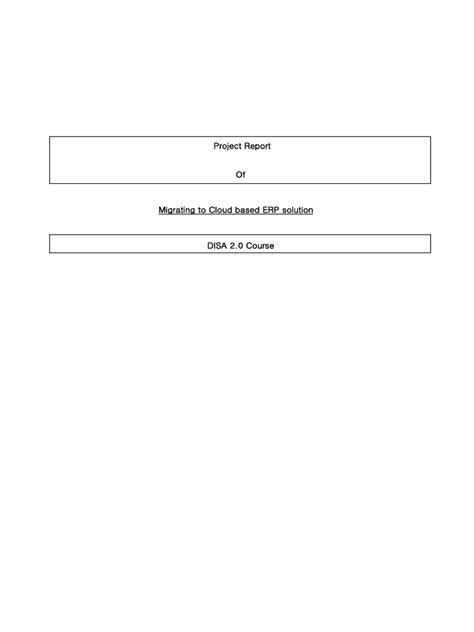 Project Report Of Migrating To Cloud Bas Pdf Information Security Cloud Computing