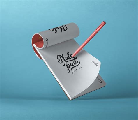 Free Notepad Mockup Mockuptree