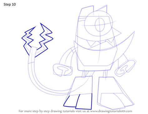 How To Draw Teslo From Mixels Mixels Step By Step
