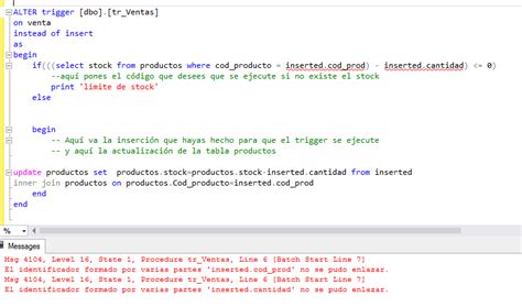 sql Consulta sobre trigger Stack Overflow en español