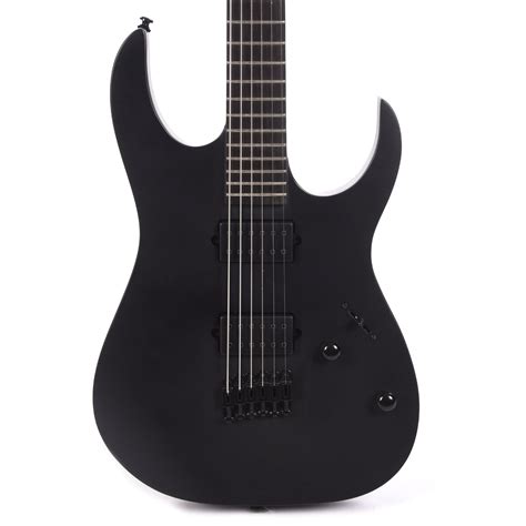 Ibanez Rgrtbb21bkf Rg Iron Label Baritone Black Flat Chicago Music
