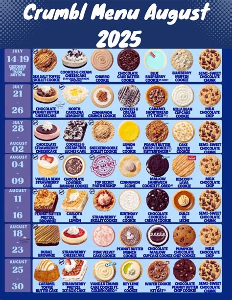 Crumbl Cookies Next Week September 1419 2025 Sneak Peek Flavors