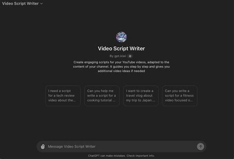 video script writer create engaging youtube scripts